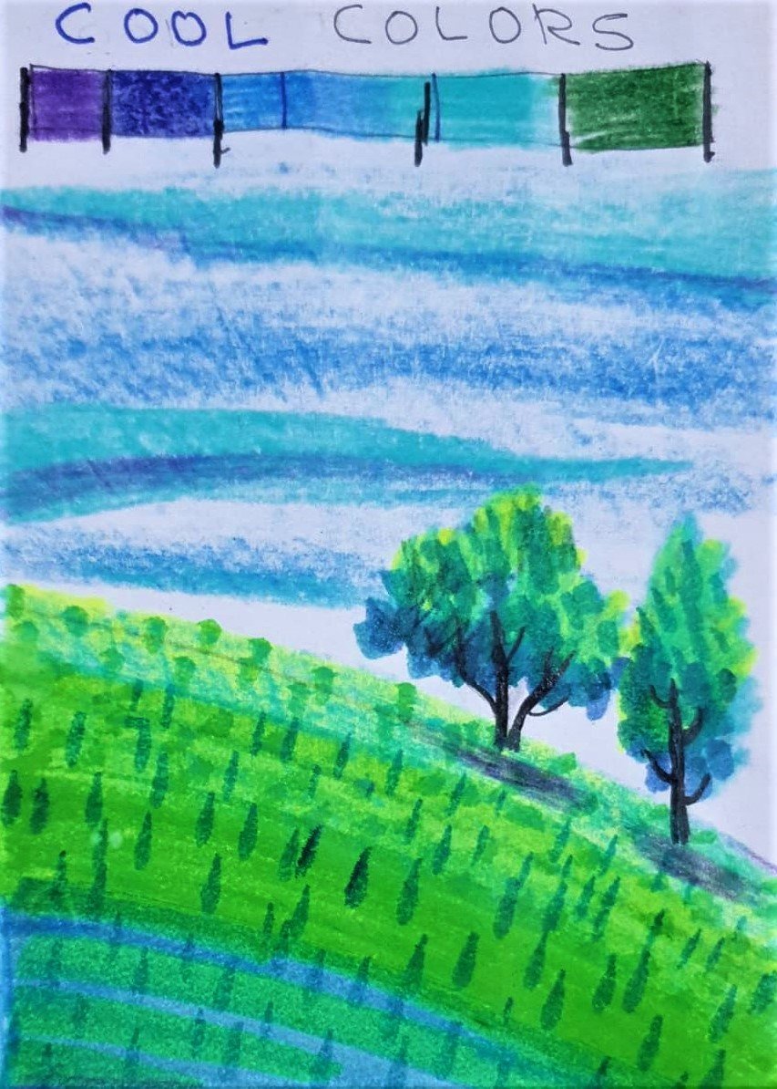 about colors BLUE family colors for kids art class level 1 - KenFortes ...